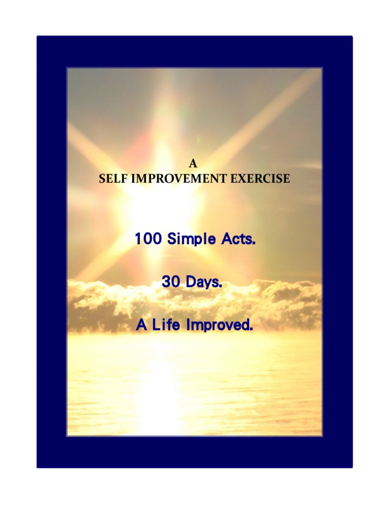 100 Simple Acts | PDF