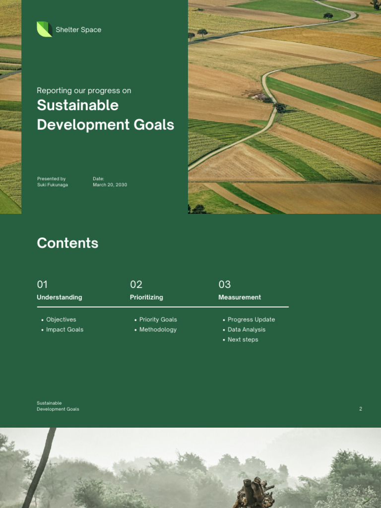 Green Photo-Centric Government Progress Report Sustainable Development ...