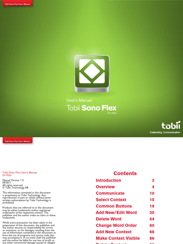 SONOFLEX manual | PDF | Computer Keyboard | Vocabulary