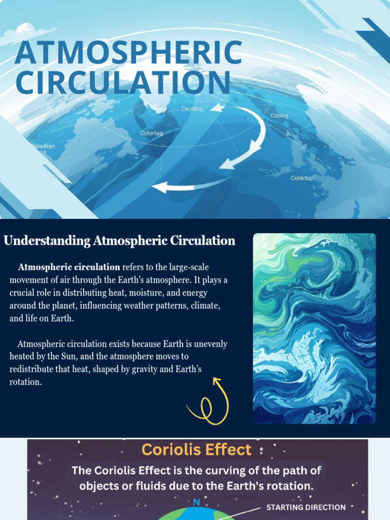 Earths Atmospheric Circulation (2) | PDF | Atmospheric Circulation | Wound