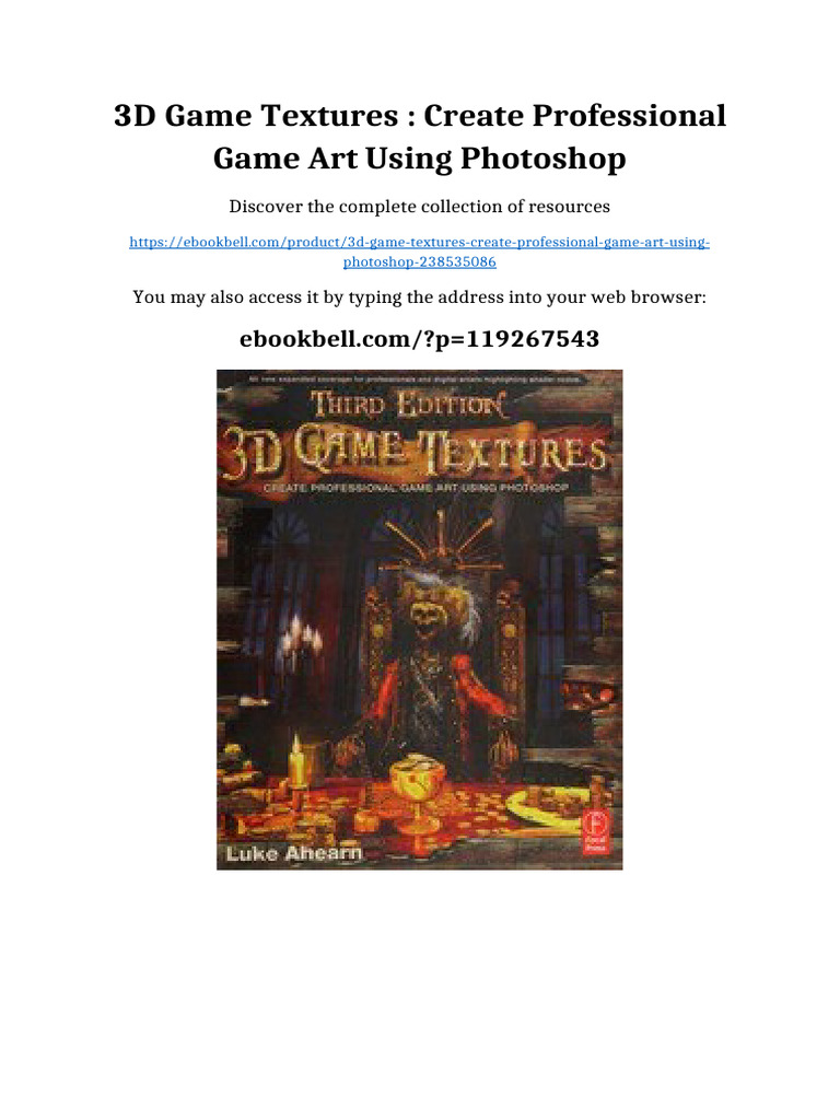 3D game textures : create professional game art using Photoshop ...