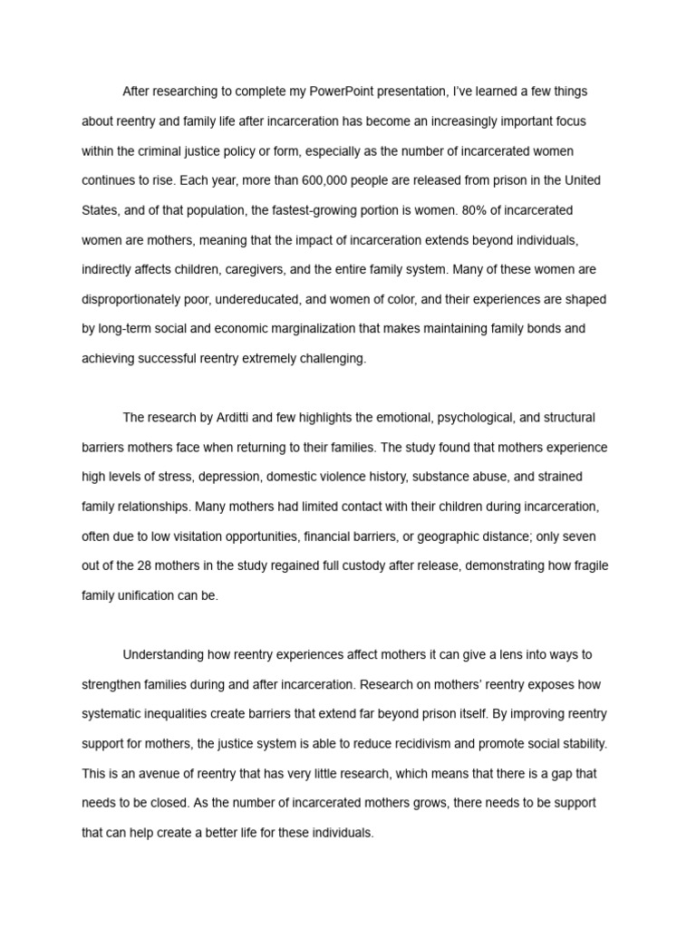 Response Paper 4_ Reentry | PDF
