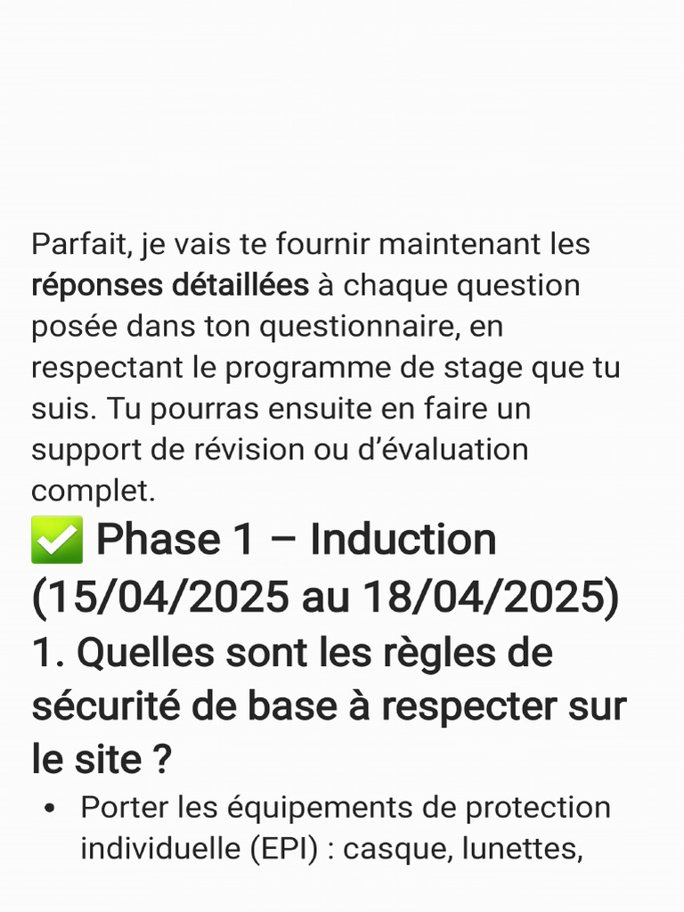Mon Programme D'stage | PDF