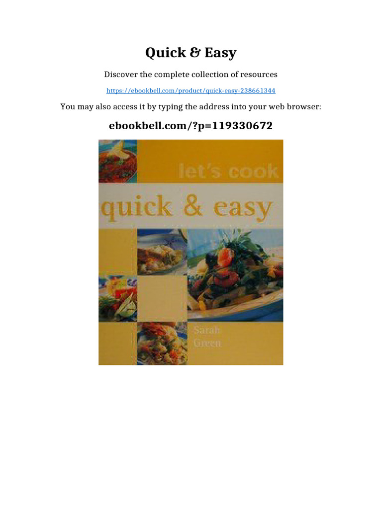 Quick & Easy Available Any Format | PDF | Intellectual Property