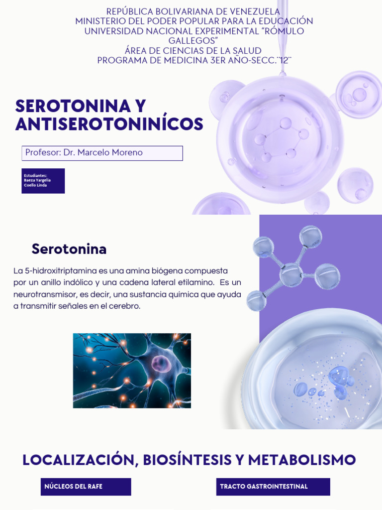 Serotonina y Antiserotoninícos 20250425 225227 0000 | PDF | Serotonina ...