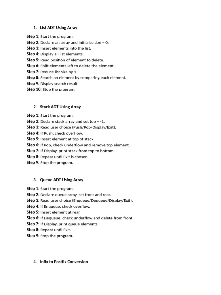algorithm and flowchart for all the programs | PDF | Vertex (Graph ...