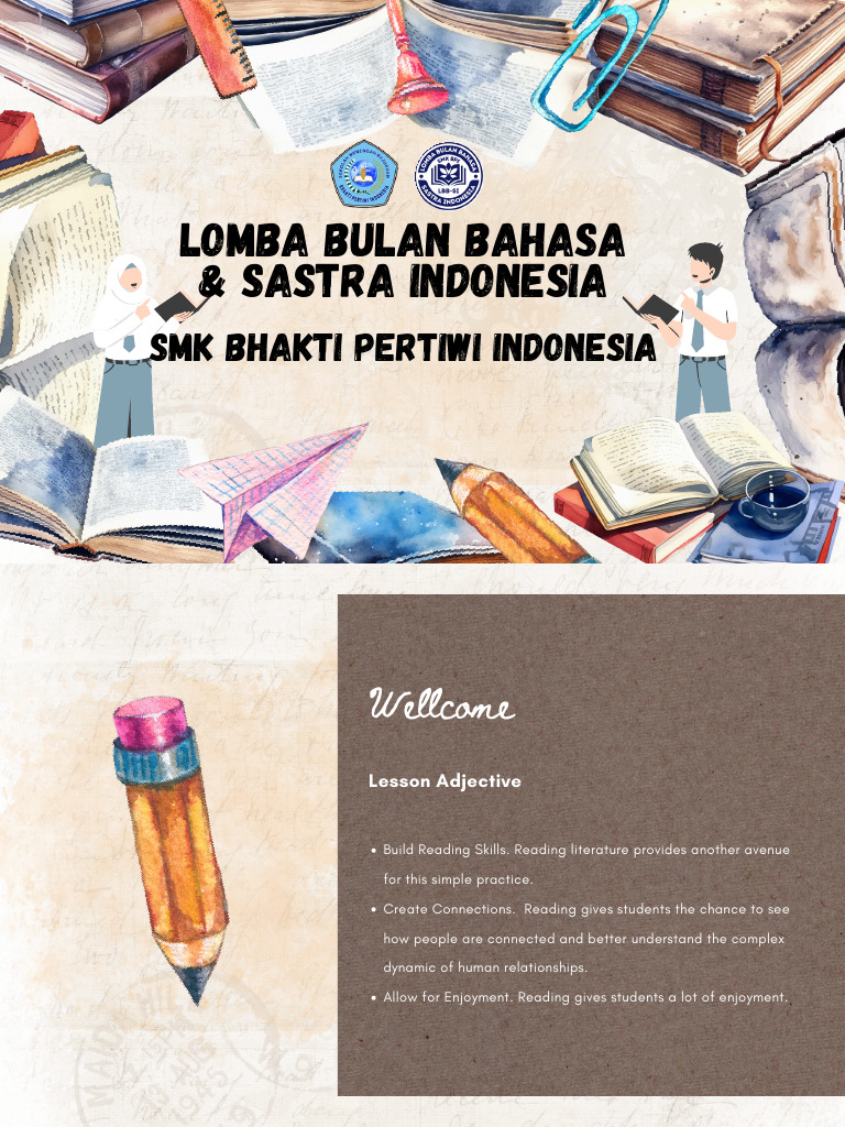 Colorful Handcrafted Literature Creative Education Presentation | PDF ...