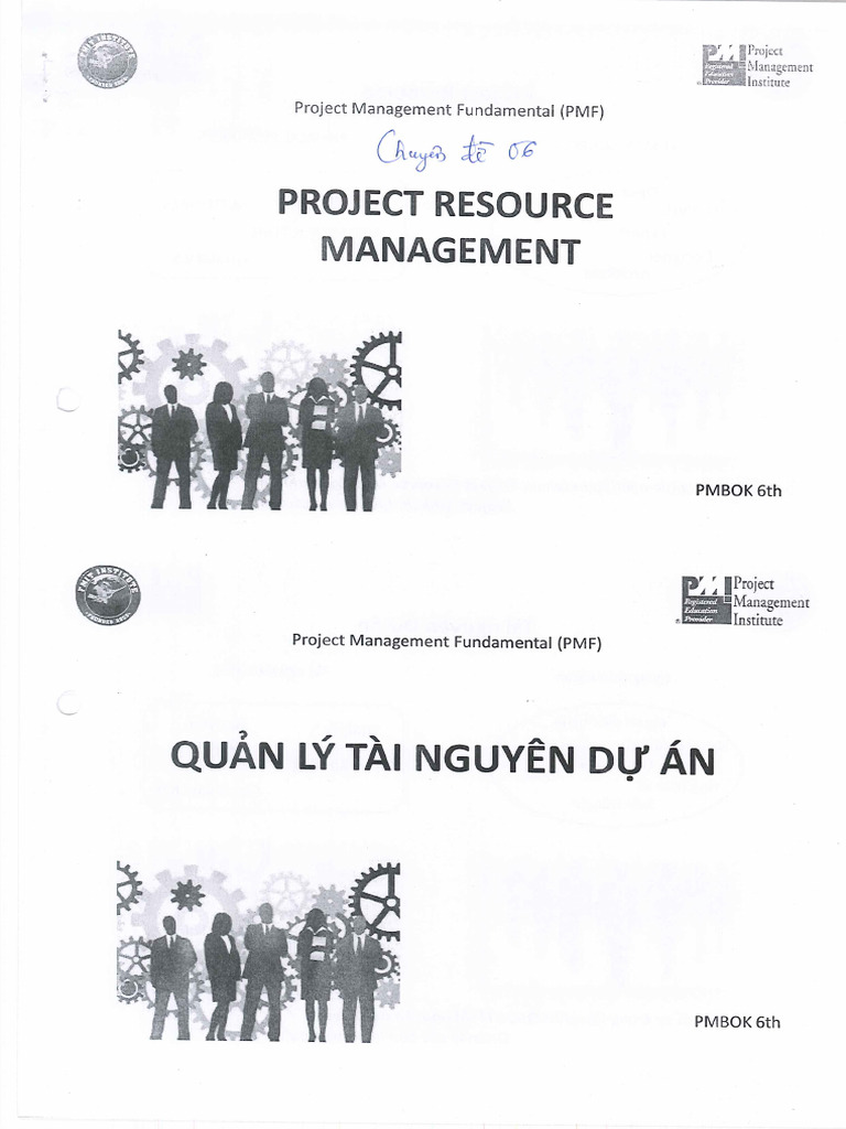 Project Resource Management | PDF