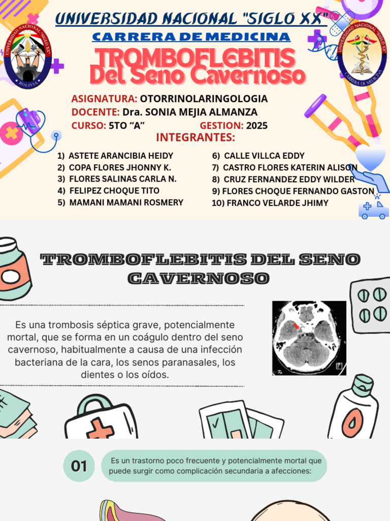 Sinusitis Etmoidal | PDF | Trombosis | Carrera