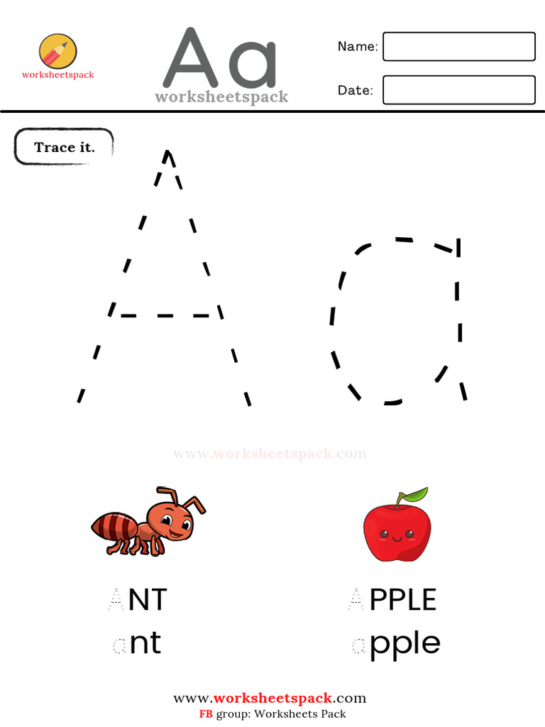 Letter Tracing Worksheets Aa ZZ | PDF | Languages | Foreign Language ...