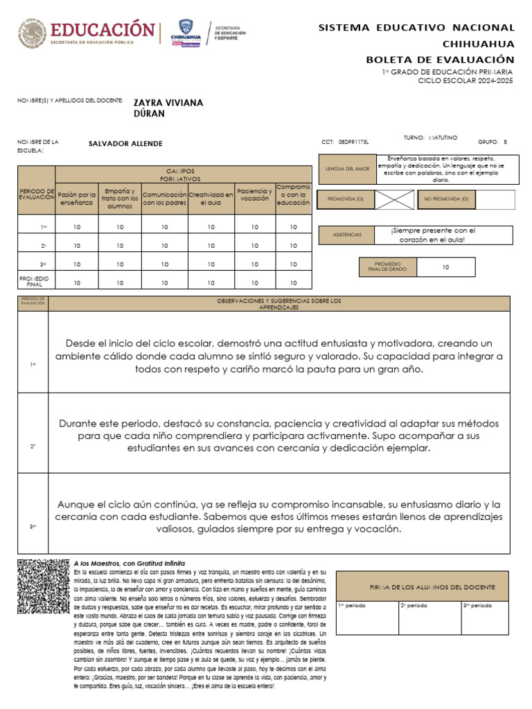 BOLETA ZAYRA | PDF | Enseñando | Salón de clases
