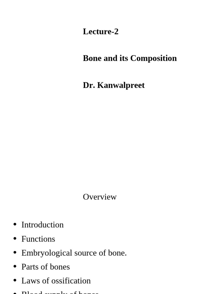 Antomy of Bone | PDF | Bone | Osteoblast