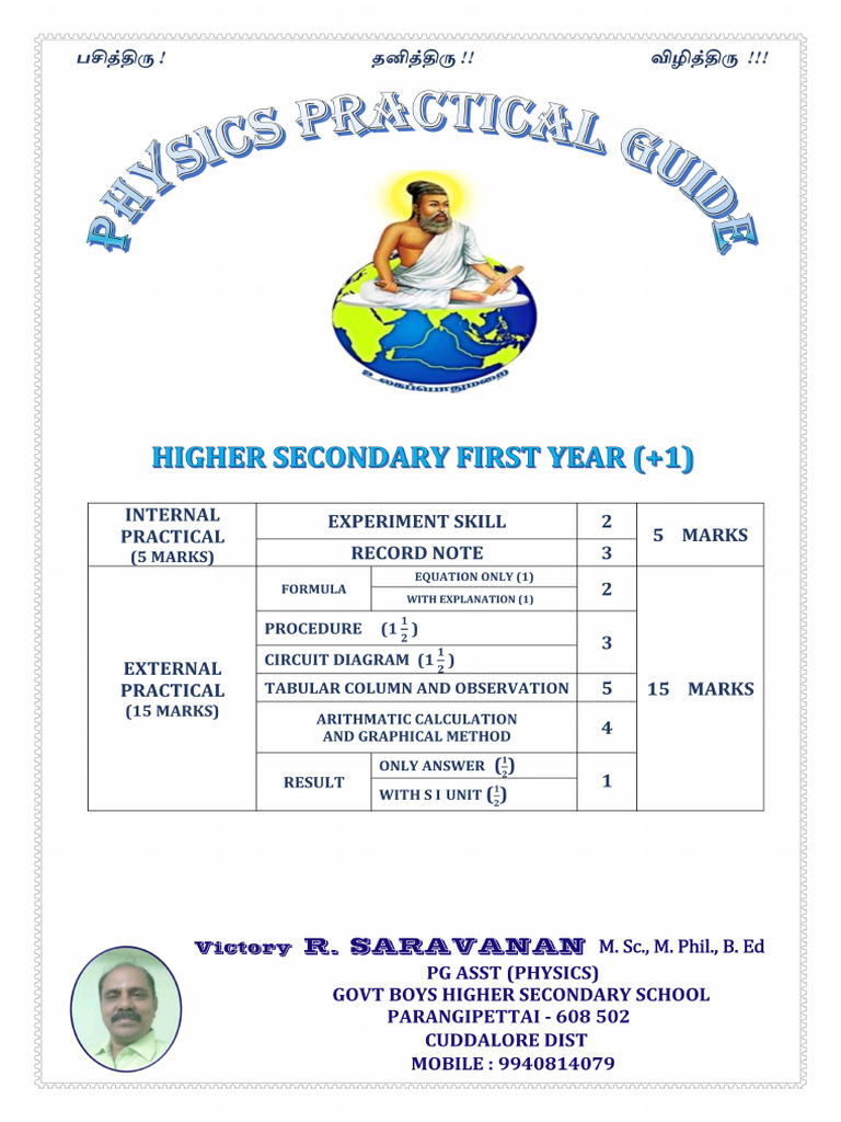 11th Physics Practical - EM | PDF