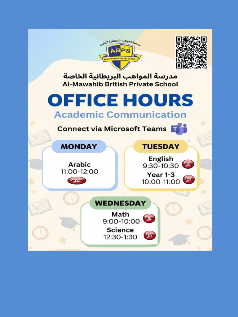 Updated Office Hours | PDF