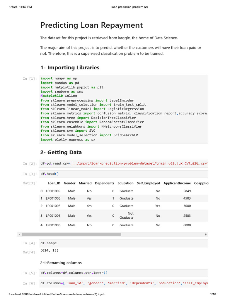 loan-prediction pdf | PDF | Multivariate Statistics | Machine Learning