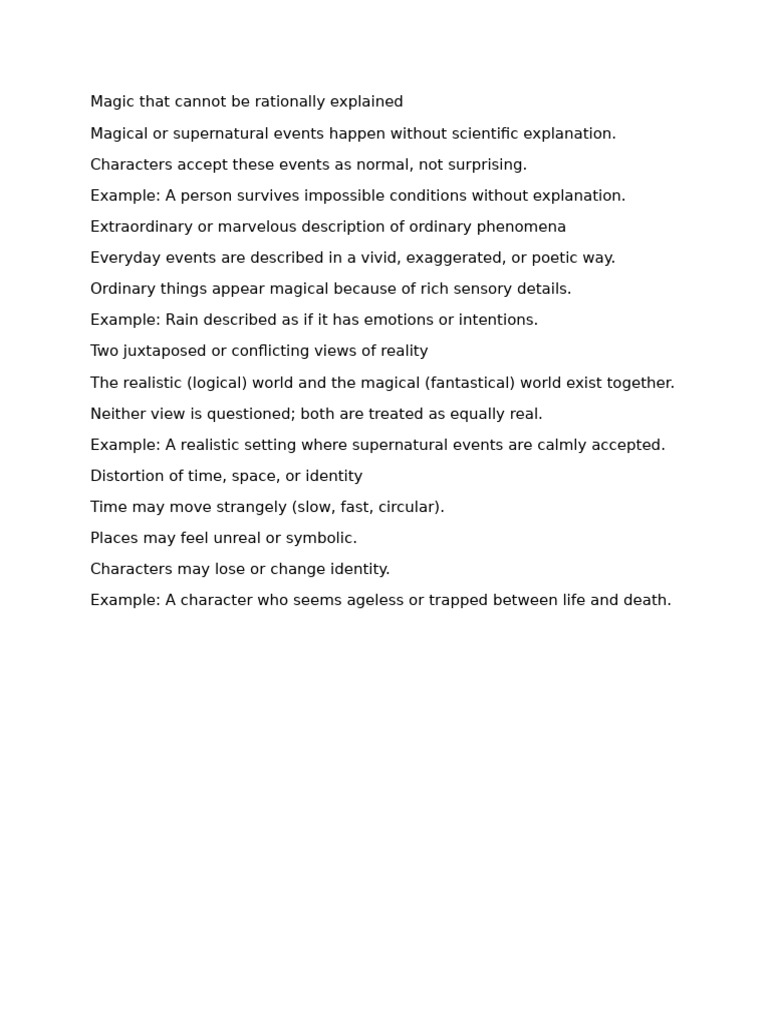 Magic Realism | PDF