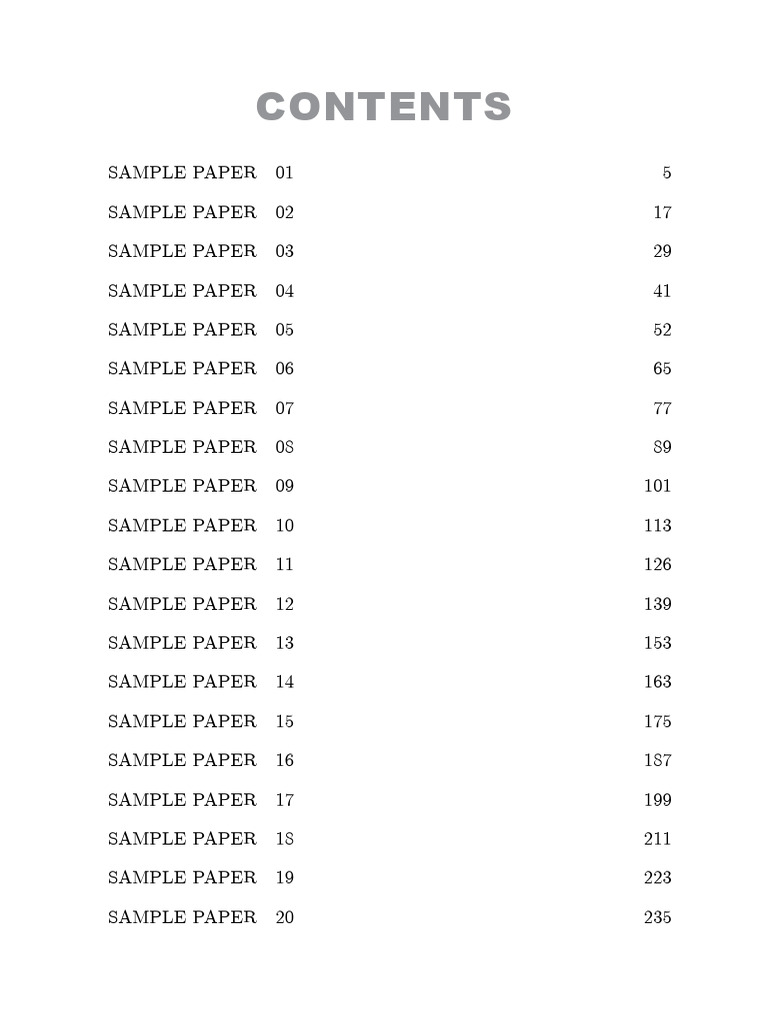 Sample Paper 04 With Answers CORRECT | PDF