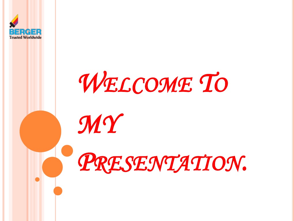 Welcome to My Presentation | Retail | Adhesive