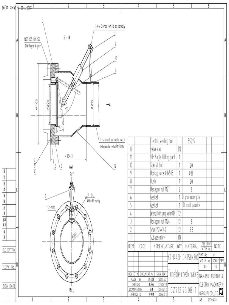 Tunable Check Valve DN250 _ 200 | PDF
