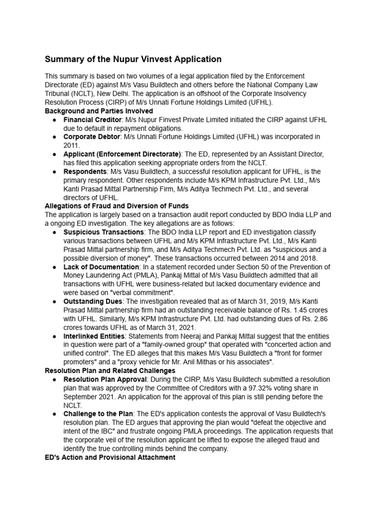 Summarise This Application in 1 - 2 Pages | PDF | Business Law