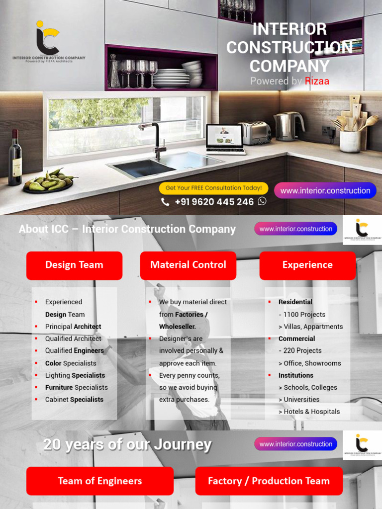 ICC Interior Construction Company PROFILE | PDF