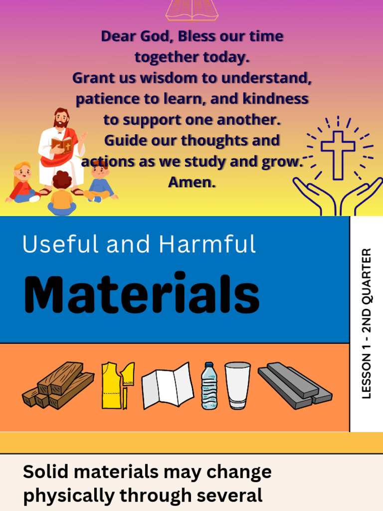 q2 - Lesson 1-Useful and Harmful Materials | PDF