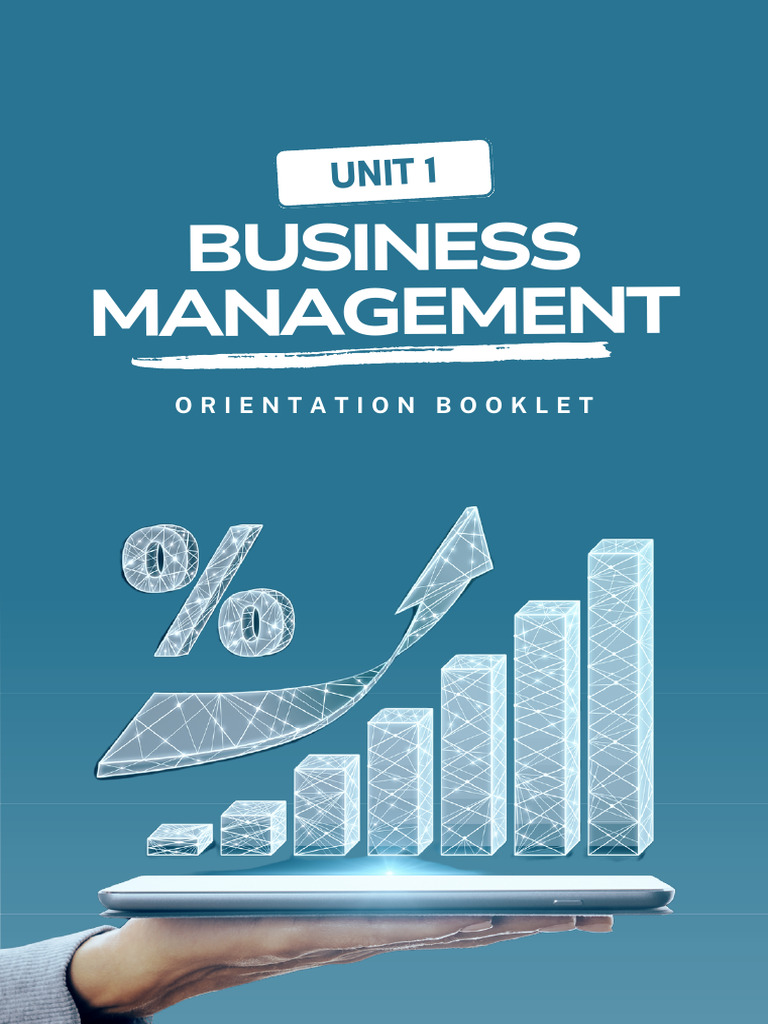 3) Unit 1 Orientation Booklet 2025 26 | PDF | Entrepreneurship ...