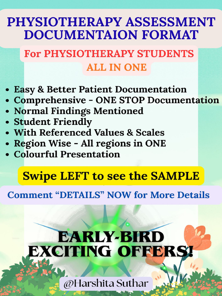 Physiotherapy Assessment Documentation Format | PDF