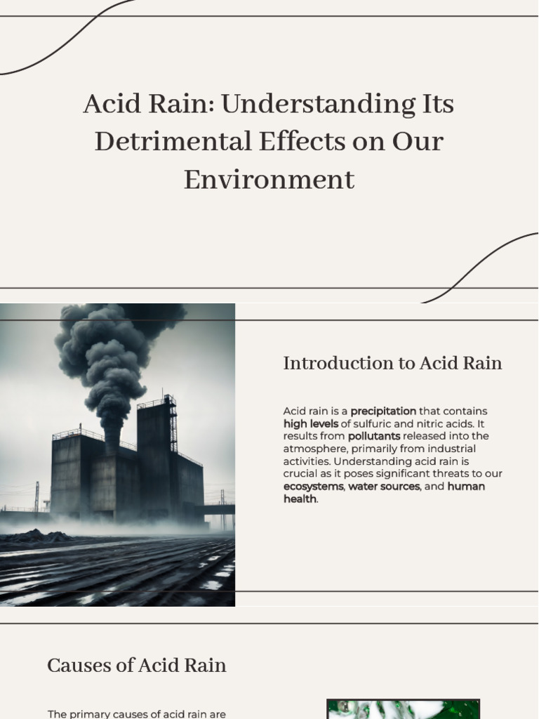 Slidesgo Acid Rain Understanding Its Detrimental Effects on Our ...