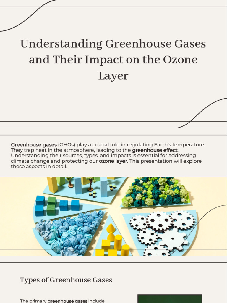 Slidesgo Understanding Greenhouse Gases and Their Impact on the Ozone ...