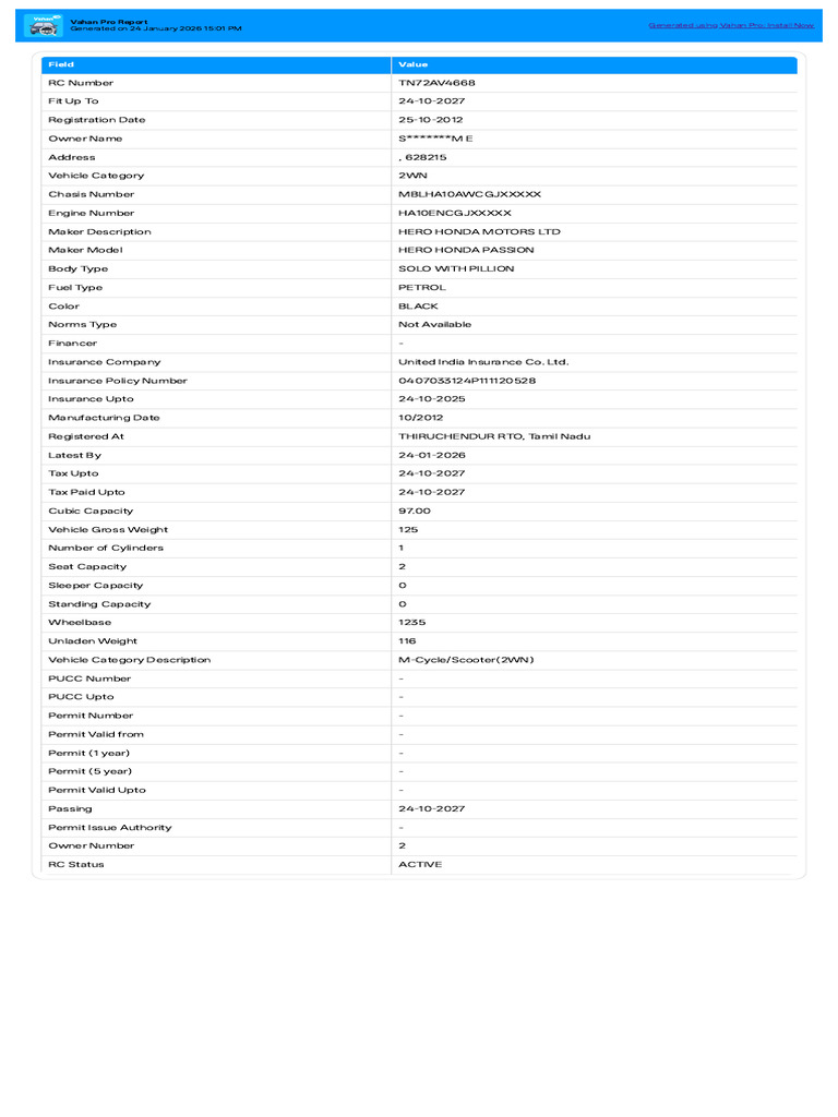 File 24 01 2026 5533028738170421976 | PDF | Vehicles | Motor Vehicle