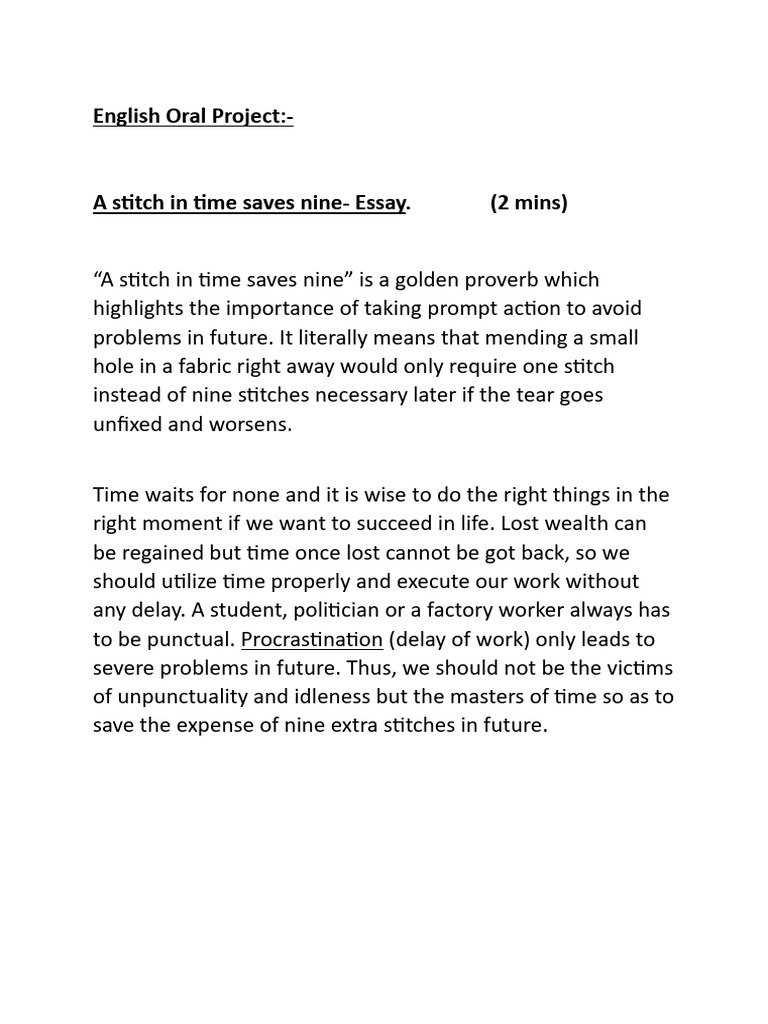 English Oral Project | PDF