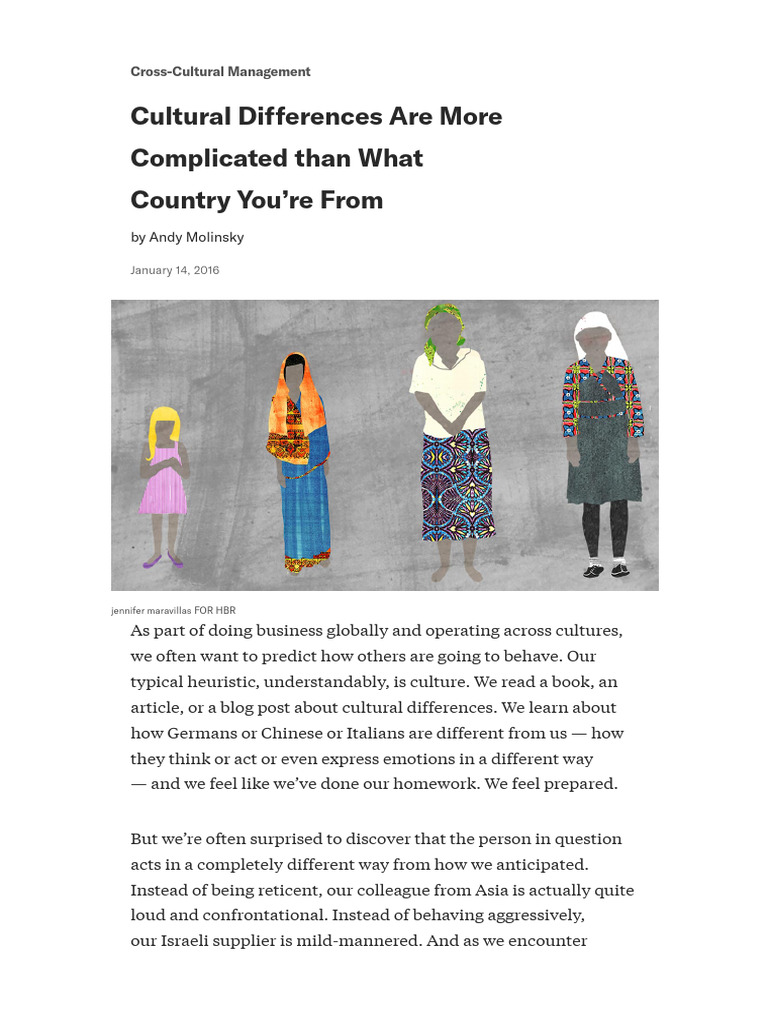 Cultural Differences Are More Complicated Than What Country You’Re From ...