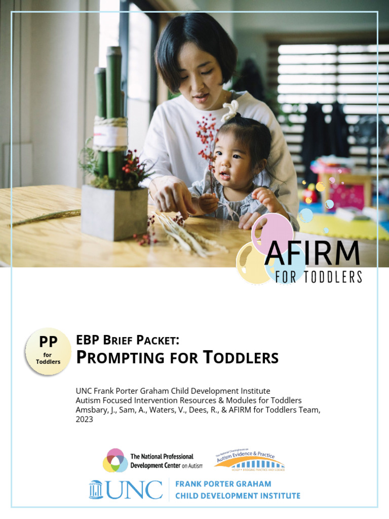 Prompting for Toddlers Brief Packet, Amsbary Et Al, 2023 | PDF | Autism ...