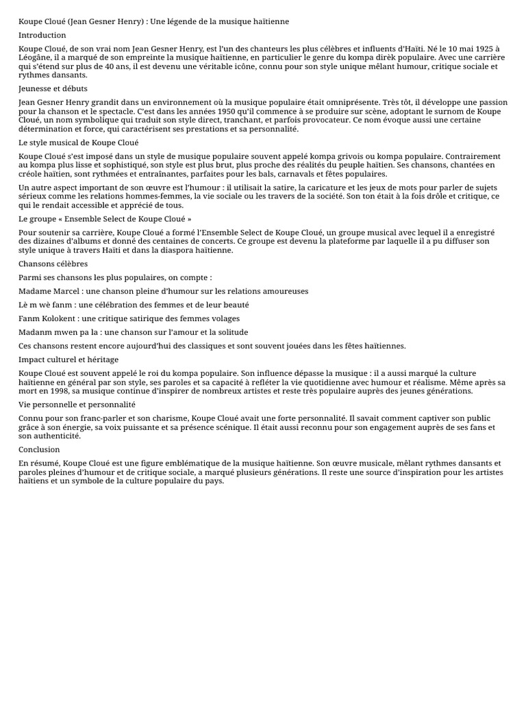 Texte en PDF | PDF