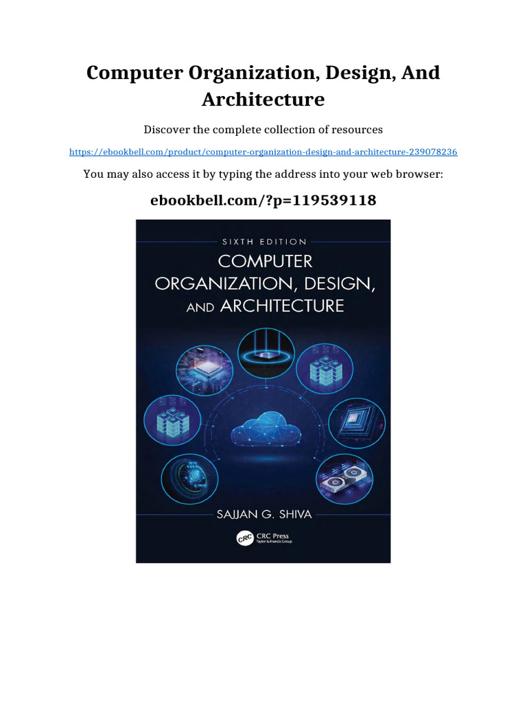Computer Organization, Design, and Architecture Latest PDF 2025 | PDF ...