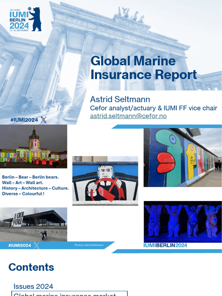 Global Marine Insurance Report 2024 | PDF | Insurance | Exchange Rate