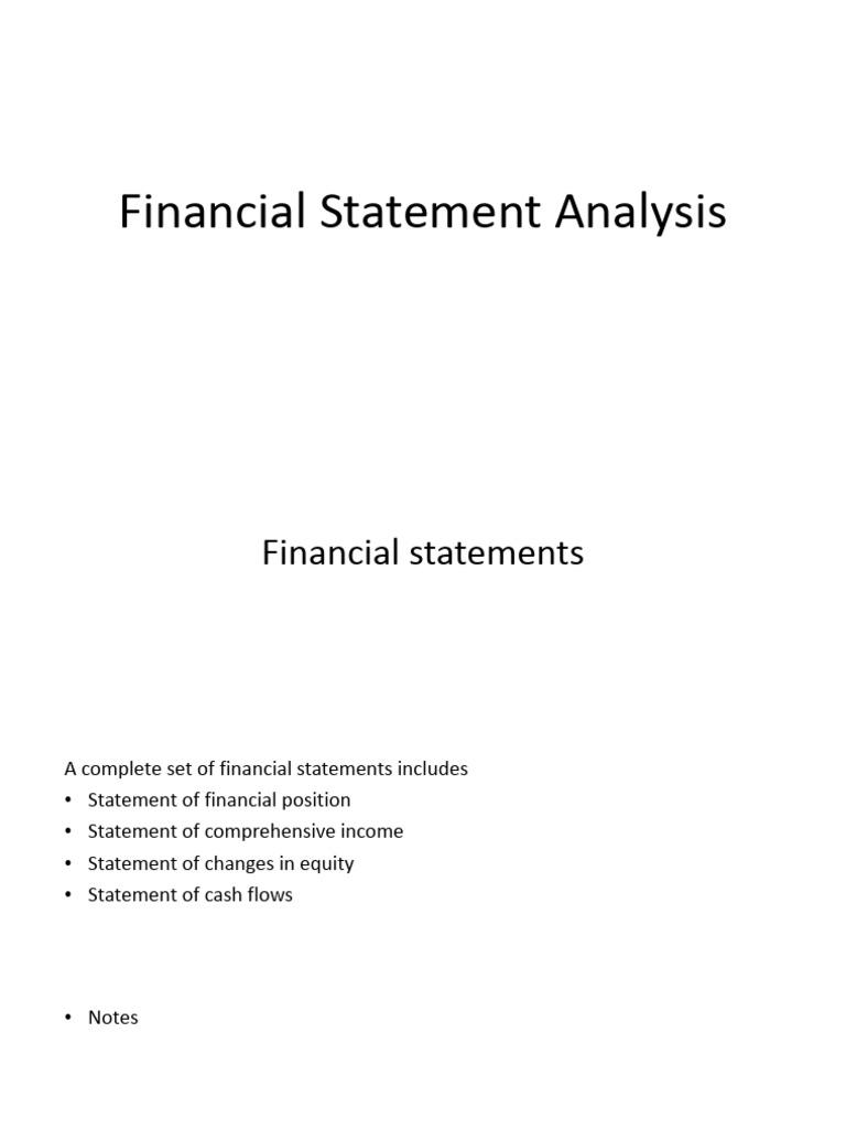 Financial Statement Analysis | PDF | Auditor's Report | Equity (Finance)