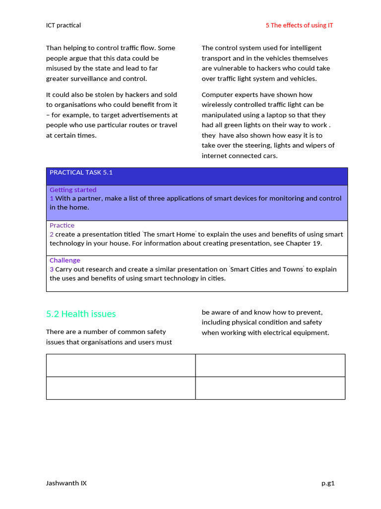 Chapter 5 ICT | PDF