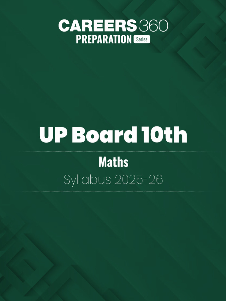 UP Board Class 10 Maths Syllabus 2025-26-1769450664104 | PDF