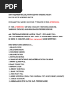 Army Stretching and Exercise Routine | PDF