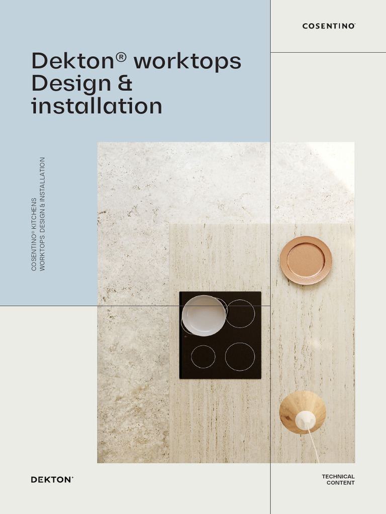 Dekton Worktops Installation Manual | PDF | Countertop | Mechanical ...