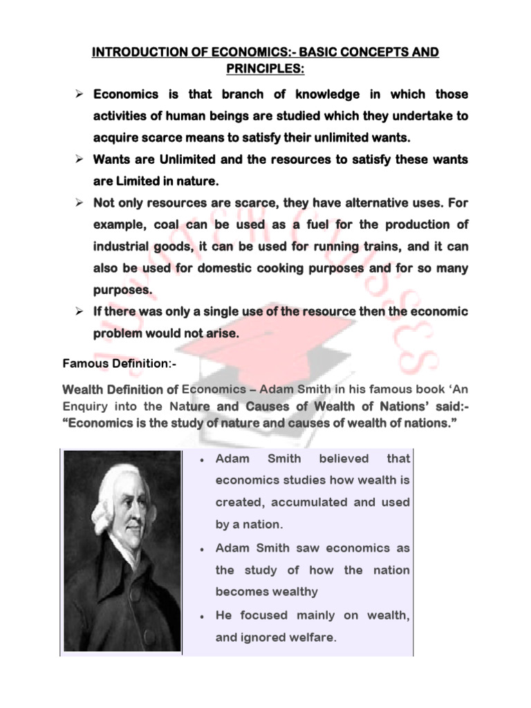 Introduction of Economics 1111 | PDF | Economics | Economies