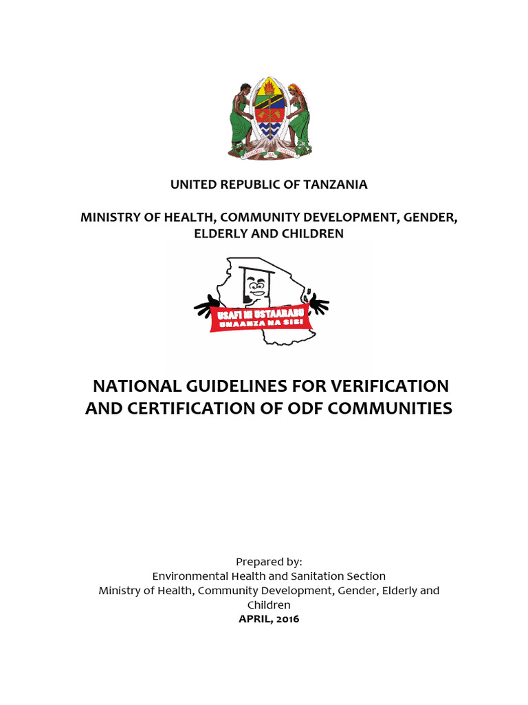 ODF VERIFICATION Tanzania | PDF | Sanitation | Verification And Validation