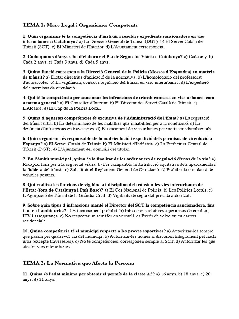 Tipo Test Transit | PDF