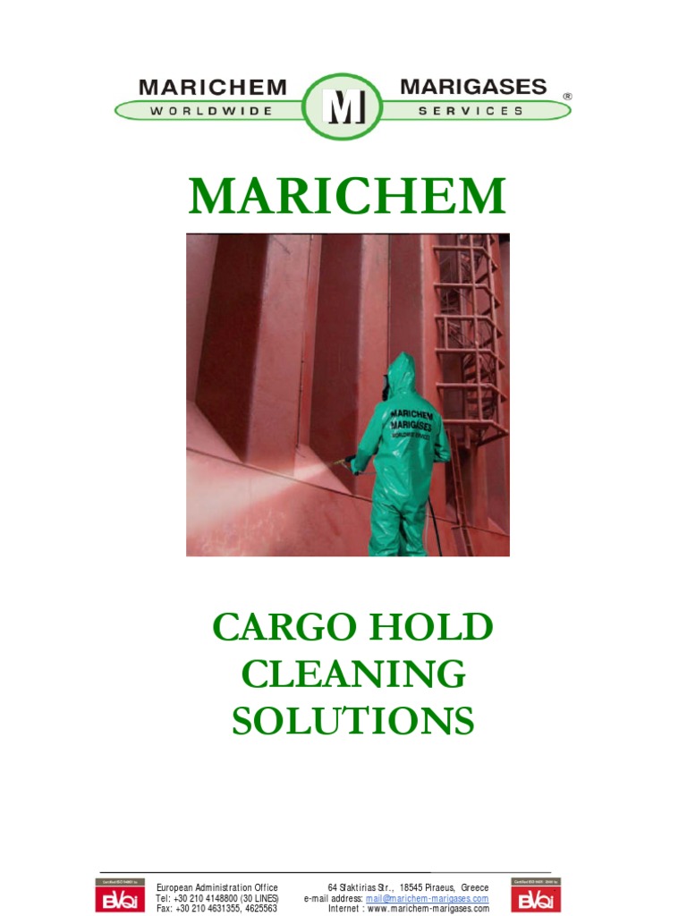 Cargo Hold Cleaning Solutions 2 | PDF | Personal Protective Equipment ...