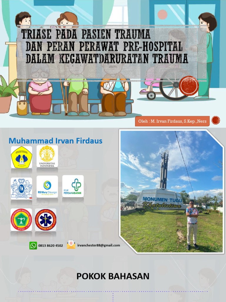 Triase Trauma Dan Peran Perawat Pre Hospital Pada Kegawatan Trauma | PDF