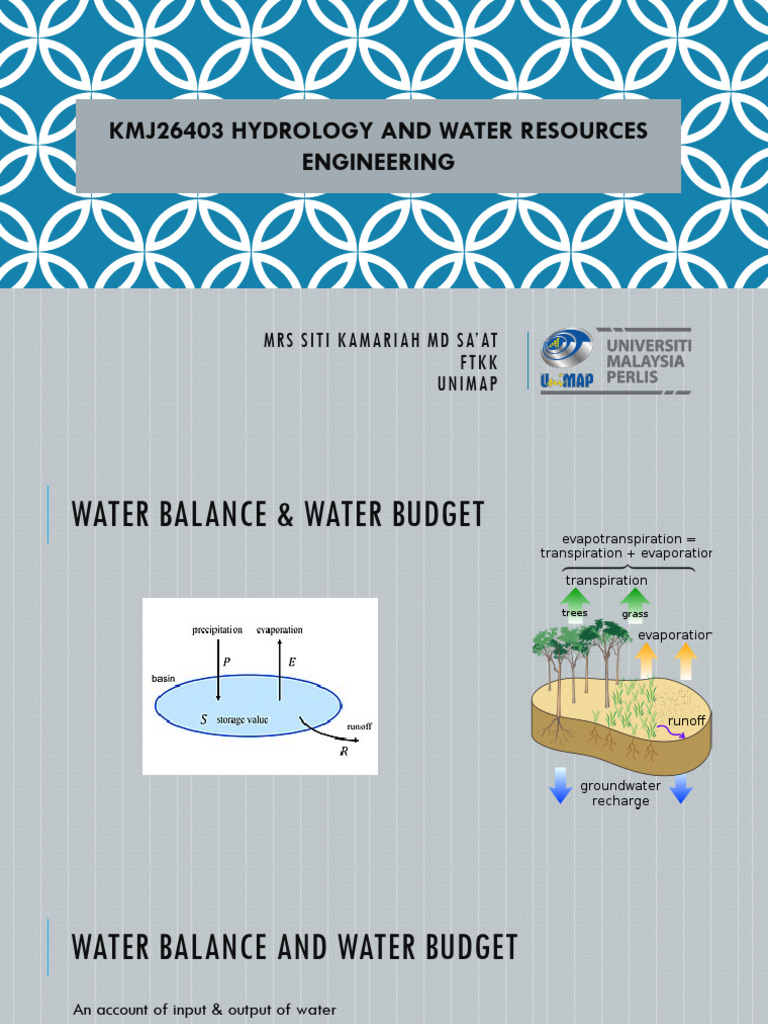 600043392 Water Balance and Water Budget | PDF | Discharge (Hydrology ...