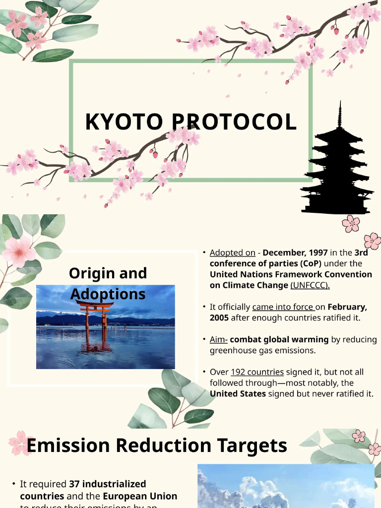 Kyoto Protocol 1997 | PDF