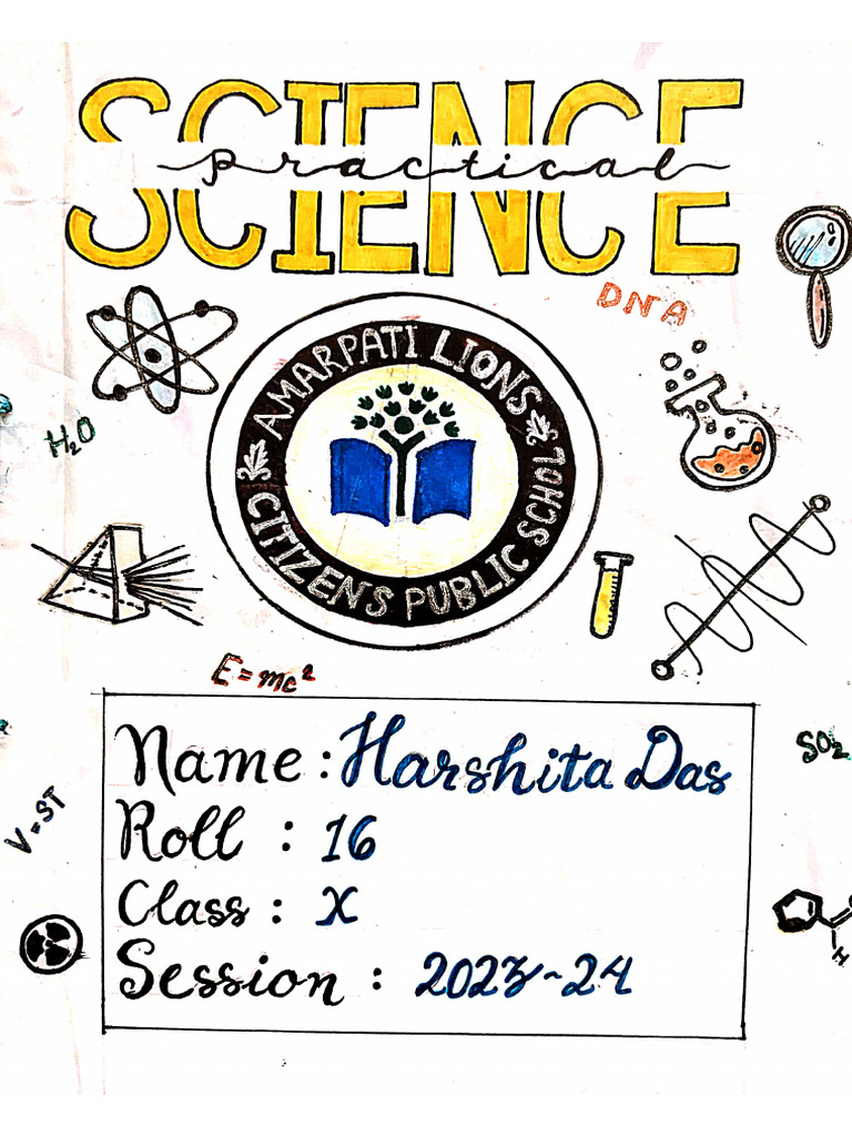 Bio Practical Write Up Cover, Index | PDF